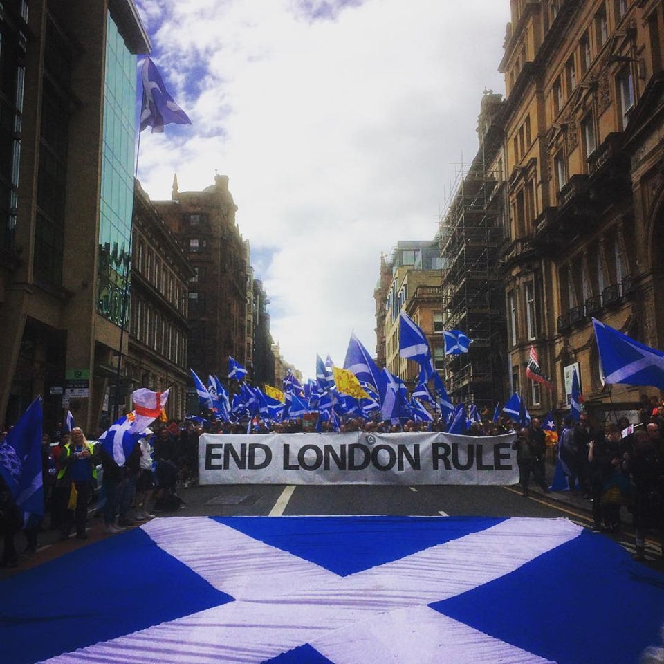 Time Lapse video of Scottish Independence March, Glasgow, May 4 2019 ...
