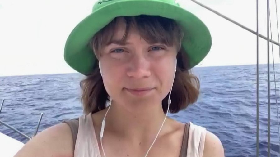 Greta Thunberg Speaks from Aid Ship Heading to Gaza Despite Israeli ...